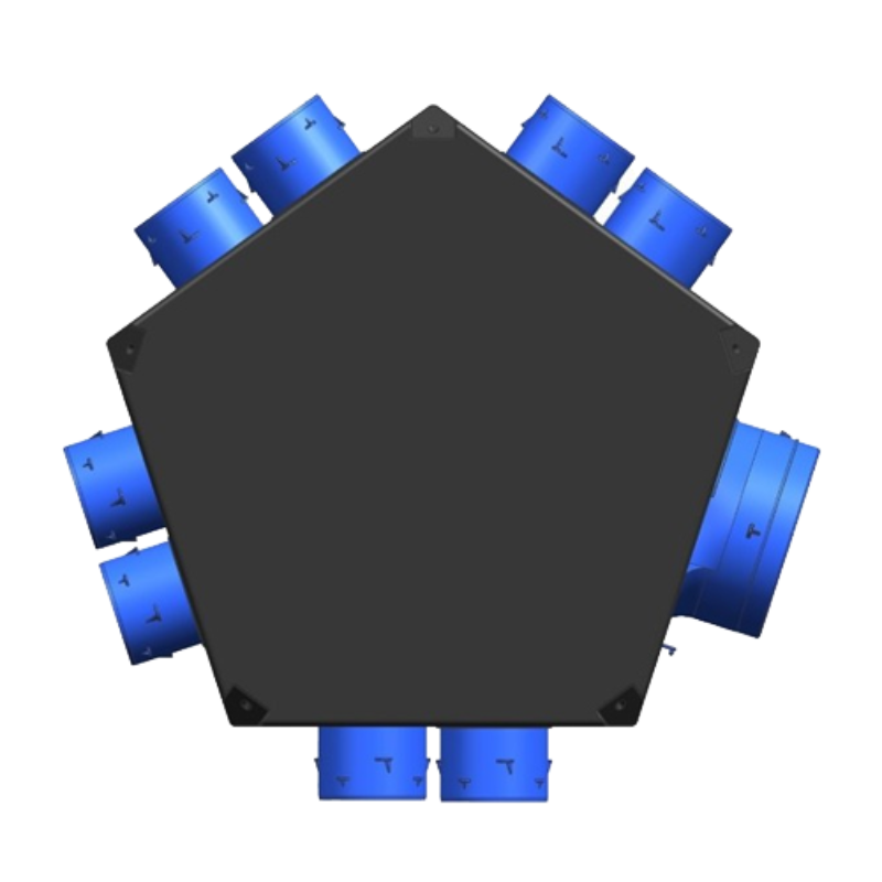 PLENUM ISO INS 8P/125 - S&P - Accessoires ventilation