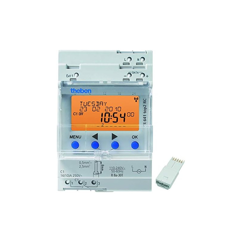 Horloge programmable digitale - THEBEN - Appareillages modulaire