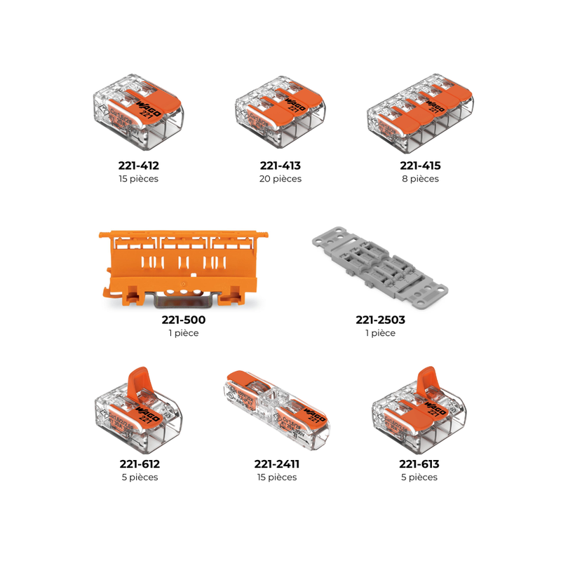 L-BOXX® Micro 68 bornes panachées Série 221 - WAGO - L-BOXX®